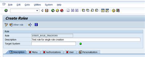 SAP Basis And Security Step By Step Single Role Creation In SAP