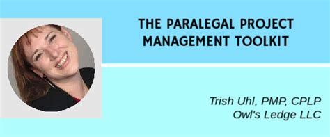 Spring Cle Series The Paralegal Project Management Toolkit Calendar Of Events Illinois