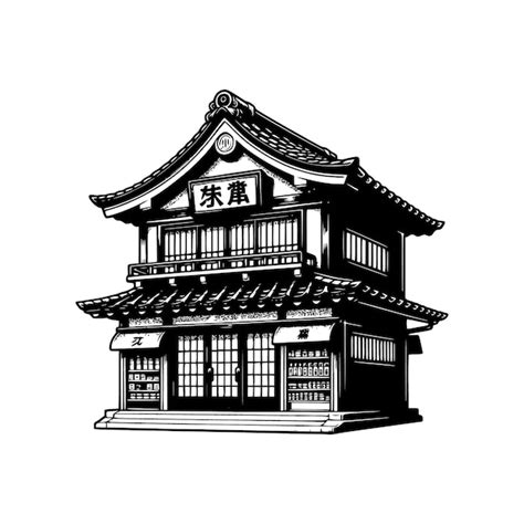 Premium Vector Store Silhouette