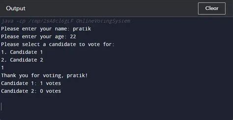 Online Voting System Using Java With Source Code Codewithcurious