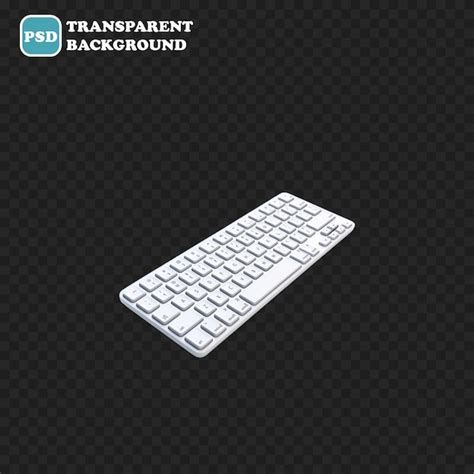 Premium Psd Keyboard Icon Isolated 3d Render Illustration
