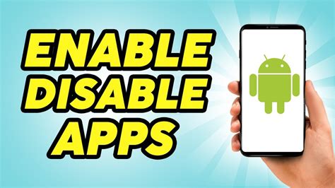 Enable A Disabled App On Android At Kayla Chirnside Blog