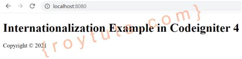 CodeIgniter Multi Language Website Roy Tutorials