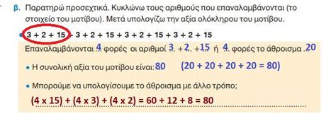 Κεφ 19ο Γνωρίζω τα αριθμητικά μοτίβα προπαίδεια