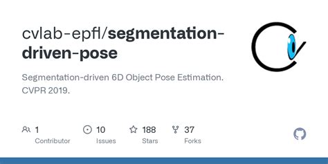 Github Cvlab Epflsegmentation Driven Pose Segmentation Driven 6d Object Pose Estimation