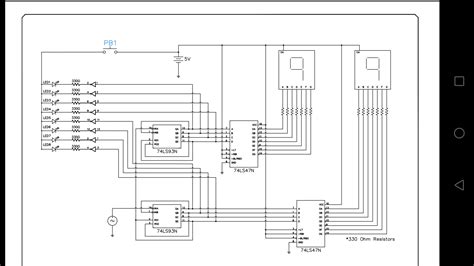 hello guys im trying to make a mod 100 counter and i added 8 leds with