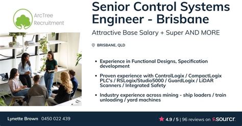 Senior Control Systems Engineer Job In Brisbane At Arctree Seek Arctree Engineering And Tech