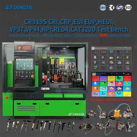 Cr919s Pt Injector Pump Test Eui Eup Heui C7 C9 Common Rail Diesel Fuel Injection Pump Test