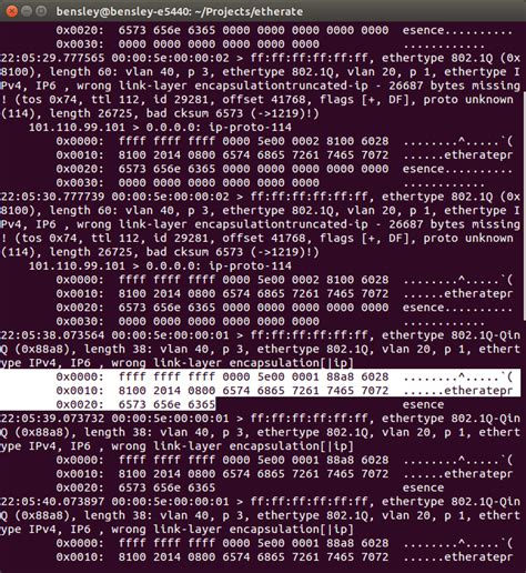 C Linux When Sending Ethernet Frames The Ethertype Is Being Re Written Stack Overflow