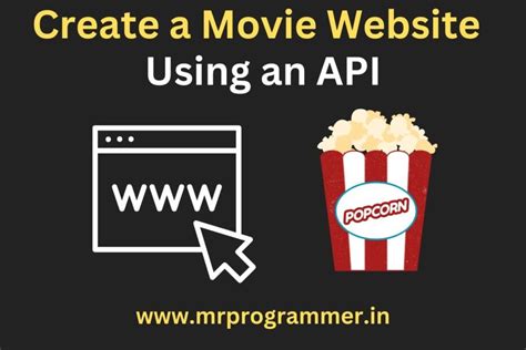 Create A Movie Website Using An Api Web Development Projects Mr