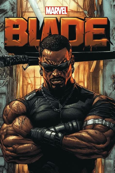 Blade The Vampire Slayer Blade Phone Wallpaper Marvel Art Marvel