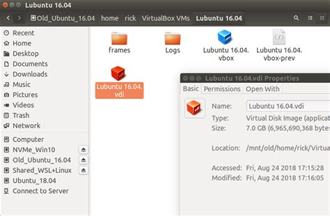 virtualization what is the smallest file size ubuntu virtualbox image