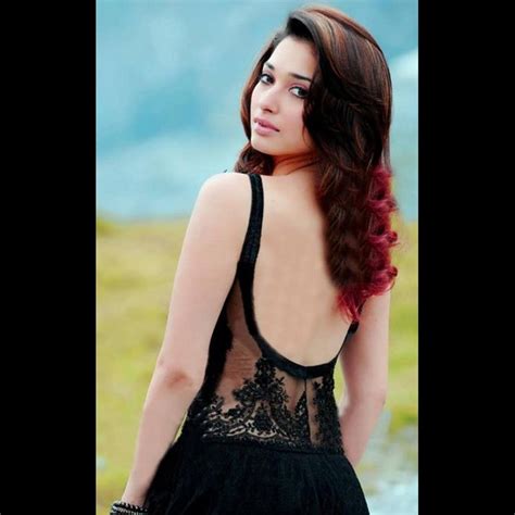 Tamannaah Bhatia Flaunting Her Bare Back During Bold Shoot