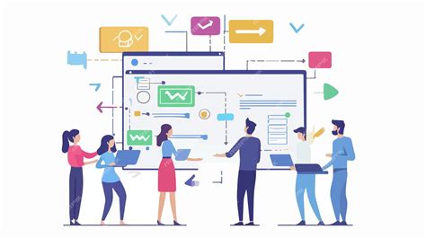 Professional Scrum Framework For Software Development Concept Video
