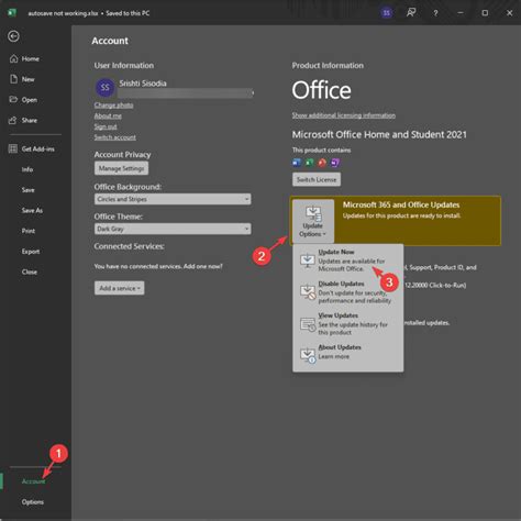 how to fix excel autosave button missing
