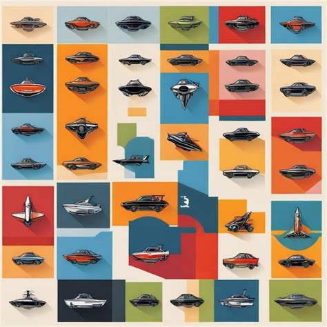 Combined Vector Set 0001eps Premium AI Generated Vector
