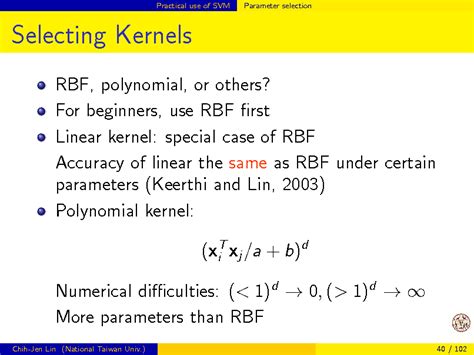 machine learning software design and practical use chih jen lin