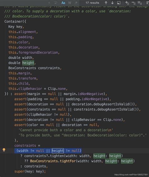 Flutter 容器container嵌套container出现内部container设置宽高属性不生效问题分析container中