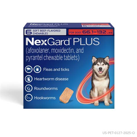 Nexgard Plus Flea And Tick Protection Plus Heartworm Disease Preventive