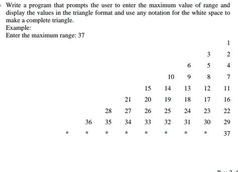 In Python Write A Program That Prompts The User T0 Enter The Maximum Value Of Range And Display