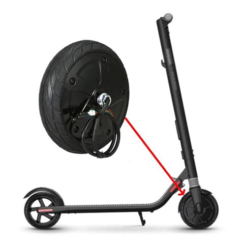 전기 스쿠터 프론트 드라이빙 휠 솔리드 타이어 수리 교체 부품 나인봇 Es1 Es2 Es3 Es4 용 모터 엔진 36v 350w Aliexpress