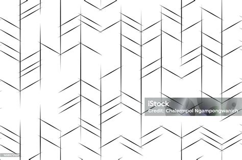 헤링본 패턴 추상적인 매끄러운 배경 선화 브러시는 흰색 배경에 검은색을 그립니다 배경 배너 인쇄 섬유 직물을 위한 간단한 선 그리기 디자인 요소 그래픽 프린트에 대한 스톡