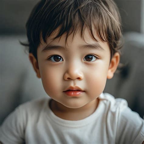 小男孩大眼睛 脸部特写 花瓣网
