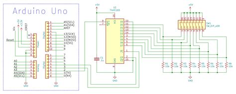 Adding Digital Io To Your Arduino Part 2 The 74hc165 Woolsey Workshop