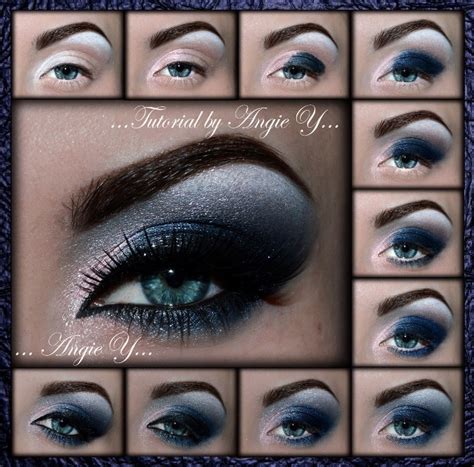 Dark Blue Smokey Eye Royal Blue Purple Smokey Eye Makeup For Eid