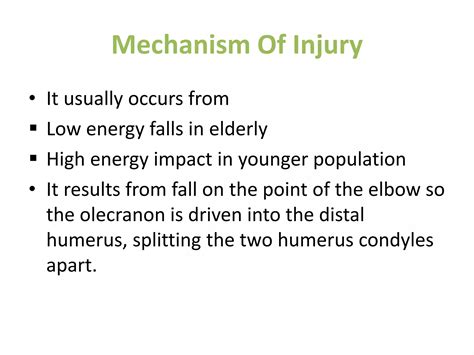 Intercondylar Fracture Of Humerus Pptx