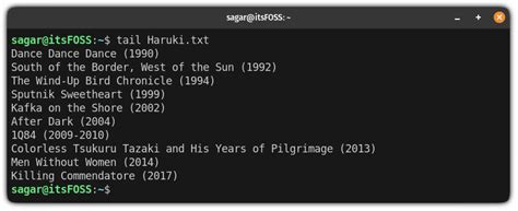 Using Tail Command In Linux 5 Examples