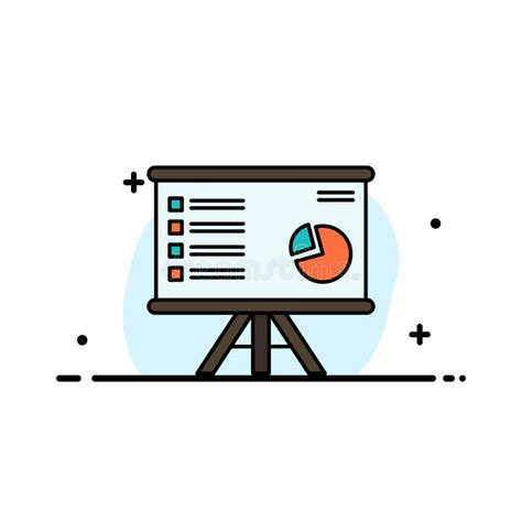 Presentation Analytics Business Chart Graph Marketing Report Business Flat Line Filled