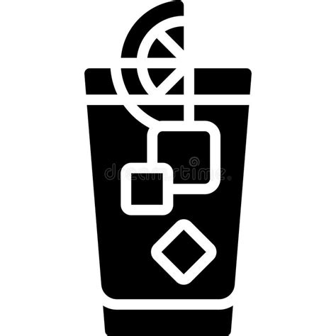 Woo Woo Cocktail Icon Alcoholic Mixed Drink Vector Stock Vector
