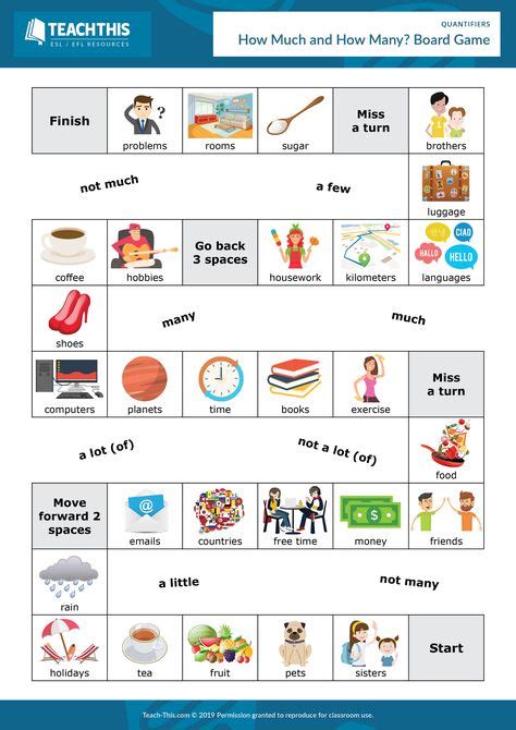 Quantifiers Have Fun Teaching English Activities English Grammar Games