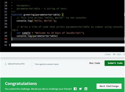 Vyankatesh Miskin On Linkedin 10daysofjavascript Day0 Hackerrank