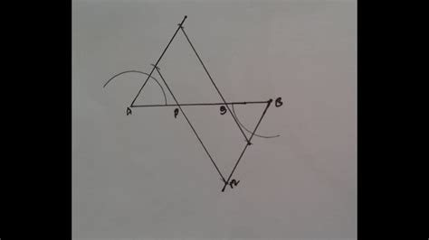 How To Divide A Line Into 3 Equal Parts Geometry Easy Step Geometry Tricks YouTube