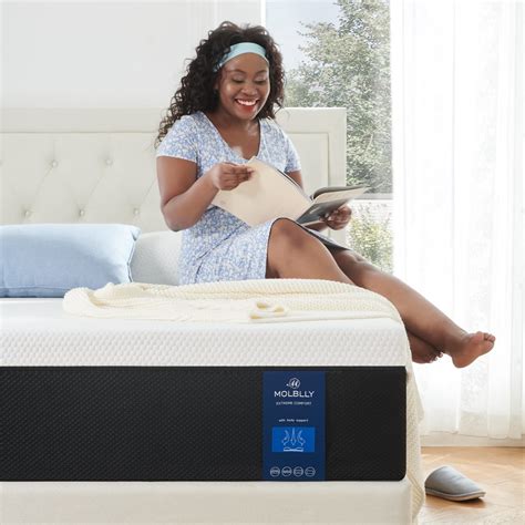 Molblly Full Size Mattress 10 Inch Premium Cooling Gel Memory Foam Mattress Bed In A Box Full