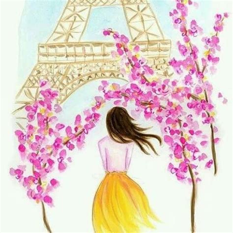 картинки девочка весна для срисовки 68 фото