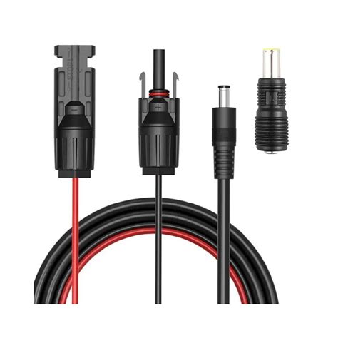 Mc4 To Dc5521 Or Dc7909 Solar Charging Cable For Power Stations The