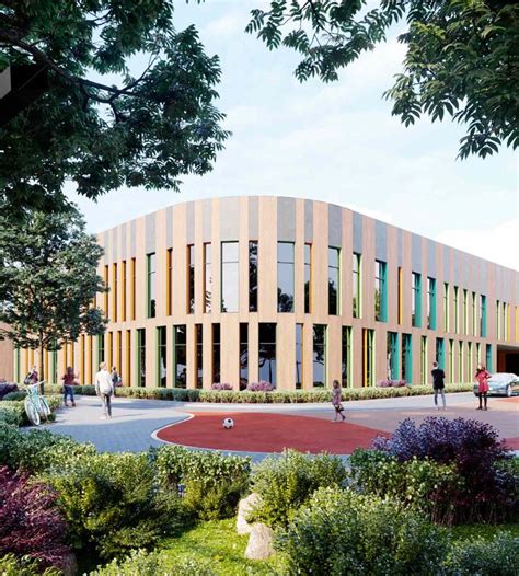 Olimpic School Project Of Architecture Bureau — Aimm Architecture Exterior Projects