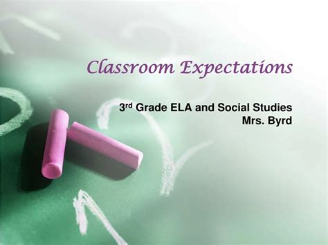 Ppt Classroom Expectations Powerpoint Presentation Free Download