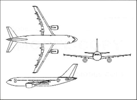 A310 2d Drawing Blueprints 28987 Model Copy Default