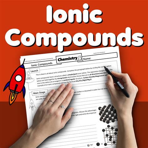 Ionic Compound Naming Worksheet