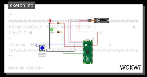 Popper V1 Roboczy Stand Alone Version 1 Wokwi Esp32 Stm32 Arduino