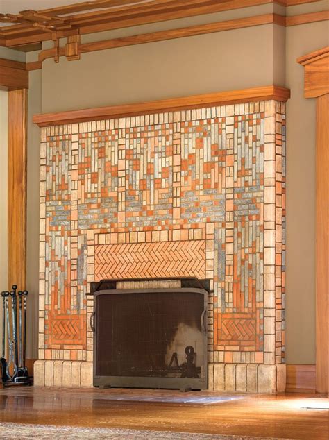 Related Image Craftsman Fireplace Fireplace Tile Craftsman Style