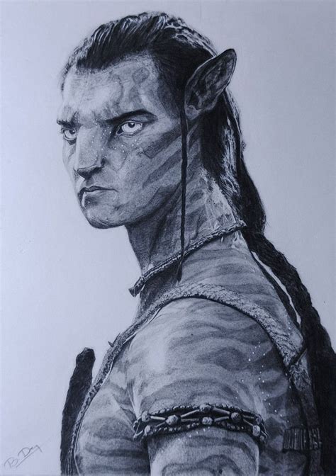 Avatar Jake Sully Pencil Art Best Anime Drawings Avatar Drawings