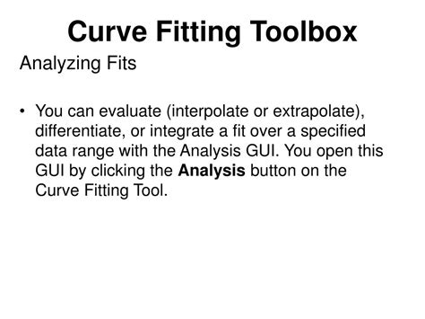 Ppt Matlab Training Session 11 Nonlinear Curve Fitting Powerpoint