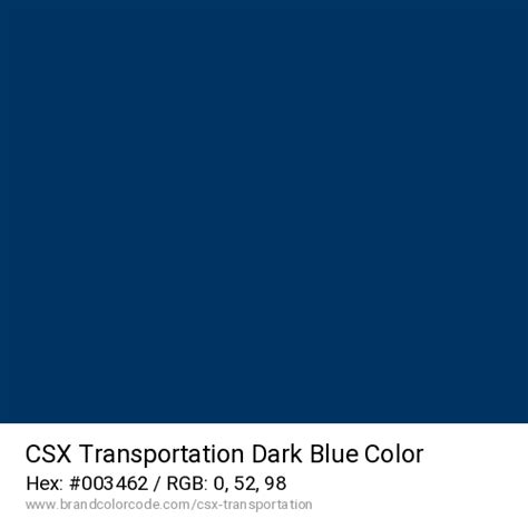 Csx Transportation Brand Color Codes