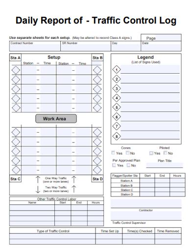 Free 32 Daily Log Form Samples In Pdf Ms Word