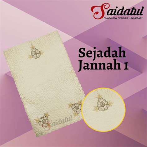 Mini Sejadah Travel Sejadah Jannah I Saidatul Mall